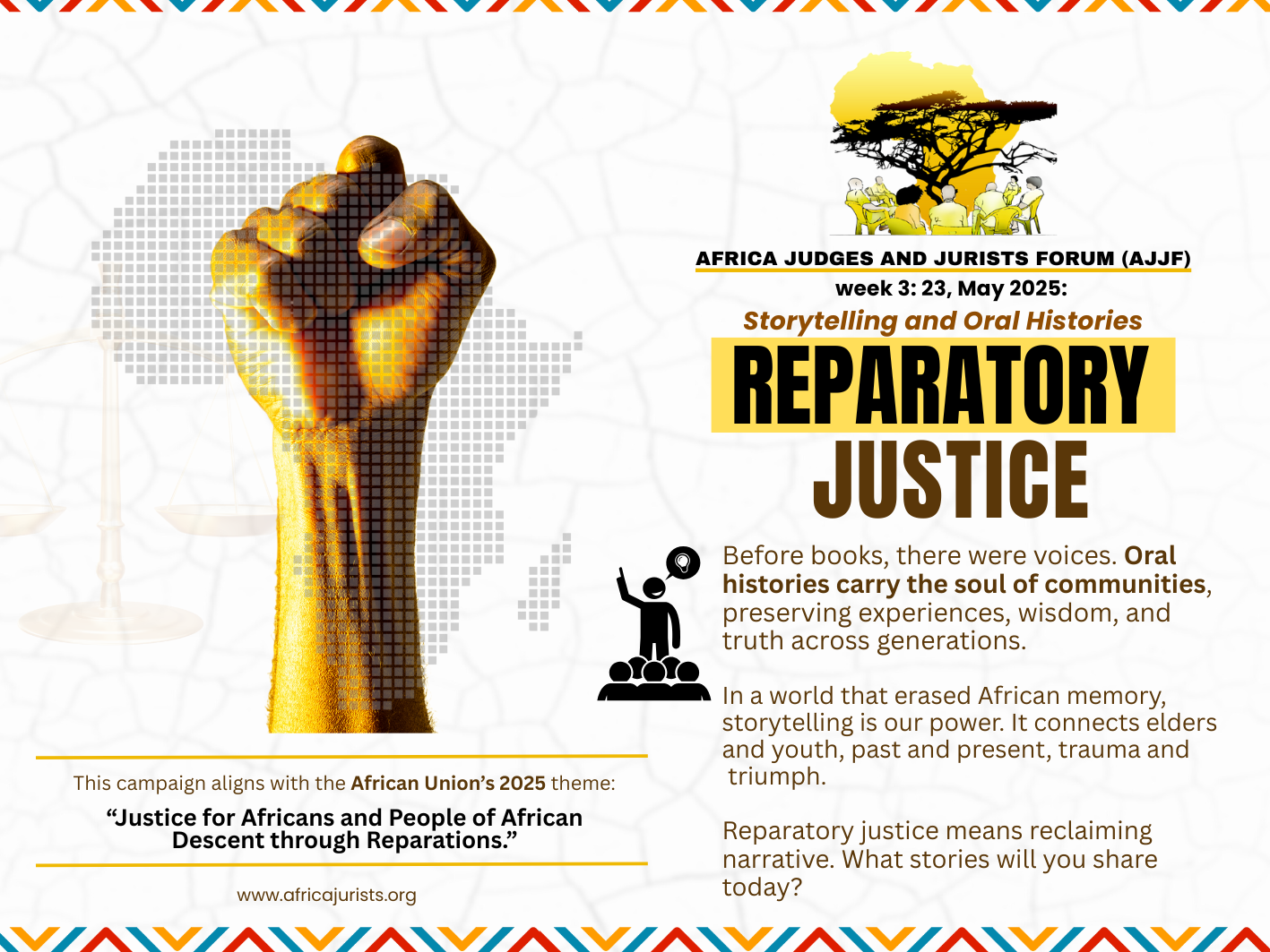 AJJF Reparations Campaign Day 24 | Africa Judges And Jurists Forum (AJJF)